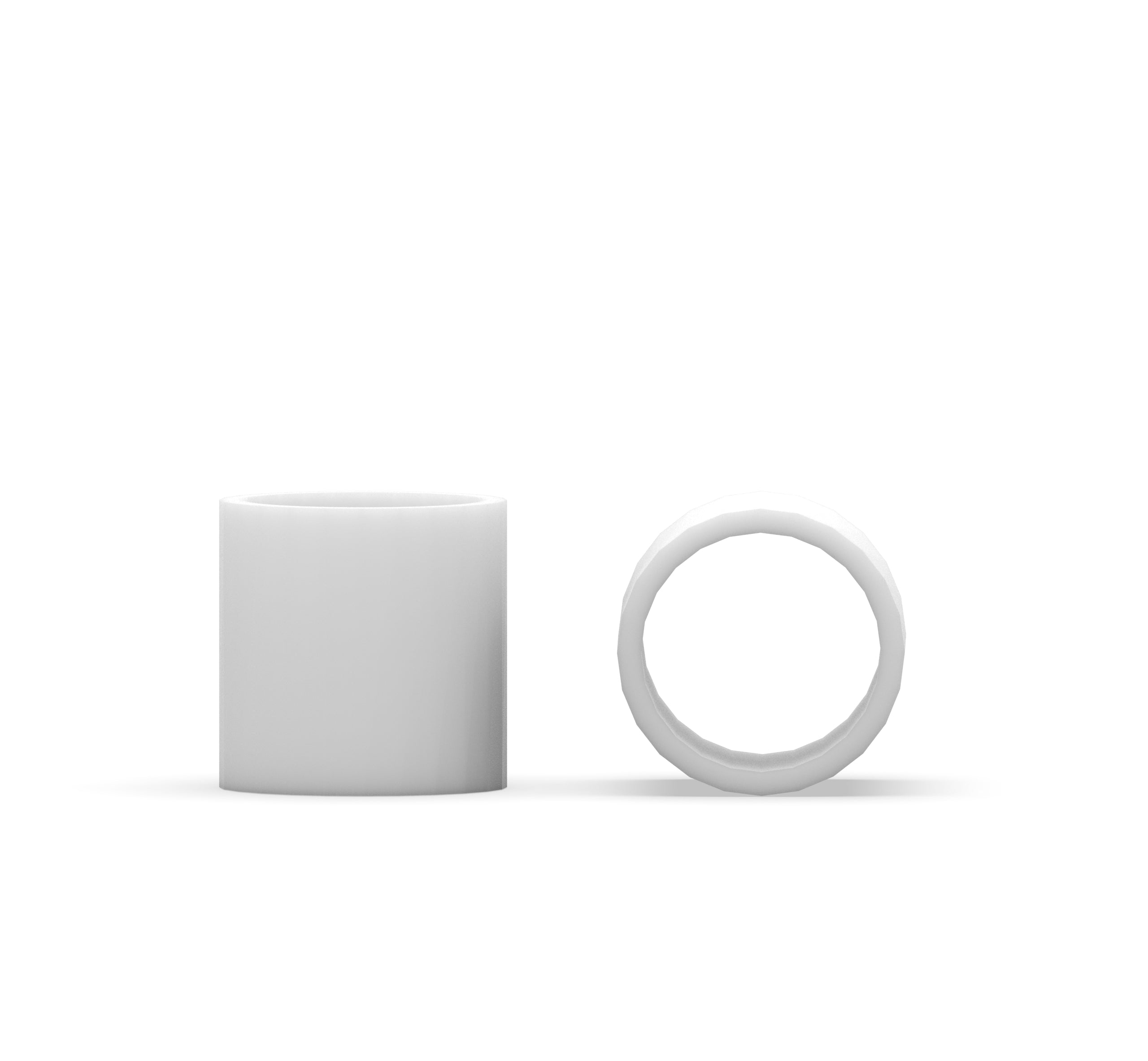 Polytetrafluoroethylene (PTFE) Custom Manufactured Bushings/Spacers ...